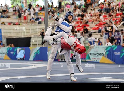 Foro Italico Rome Italy June 10 2023 Julyana Al Sadeq Jor Vs Aya