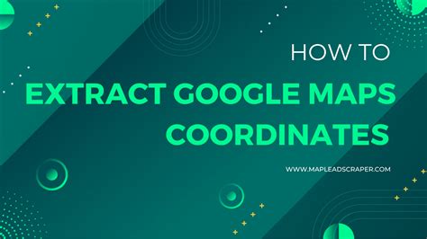 Free Google Maps Data Extractor Tools
