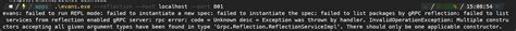 Exception Being Thrown When Using The Grpc Server Reflection Issue