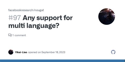 any support for multi language · issue 97 · facebookresearch nougat