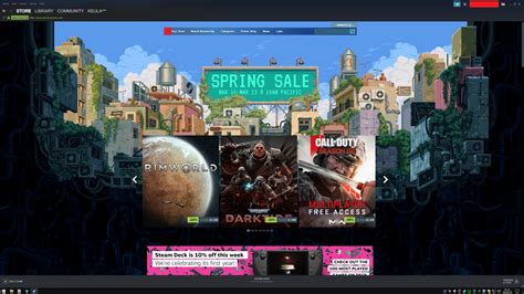 When I Open Steam It Opens Just Barely Not In Fullscreen There S