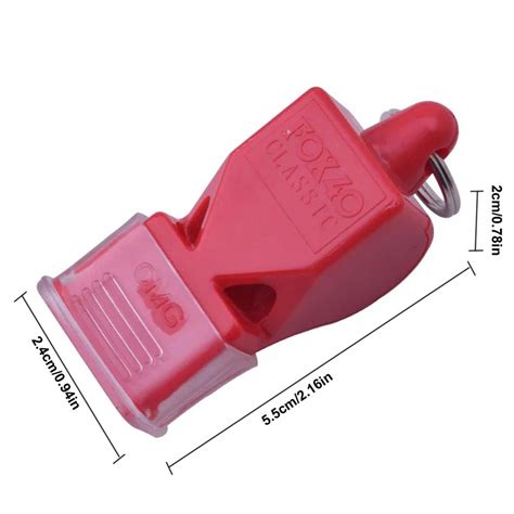 Whistle Plastic Soccer Football Basketball Hockey Grandado