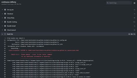 Liquid Exception Layoutsposthtml · Issue 213 · Cotes2020jekyll