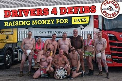 Lorry Drivers Bare All As They Pose For Naked Calendar Lincolnshire Live