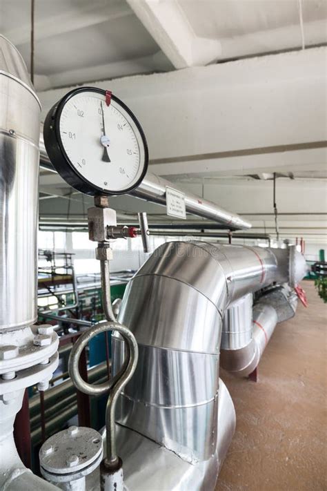 Mechanical Gauge Manometer Stock Photo Image Of Indoors Plumbing