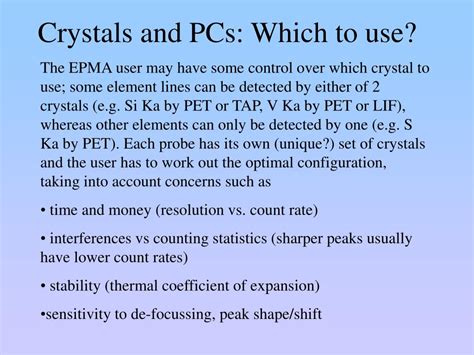 PPT Electron Beam MicroAnalysis Theory And Application Electron Probe MicroAnalysis EPMA