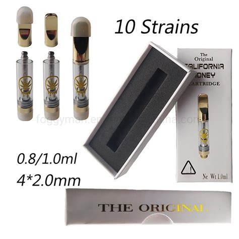 California Honey Vape Cartridge E Cigarette Atomizers Copper Tips 08ml