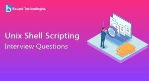 Unix Shell Scripting Interview Questions And Answers Updated