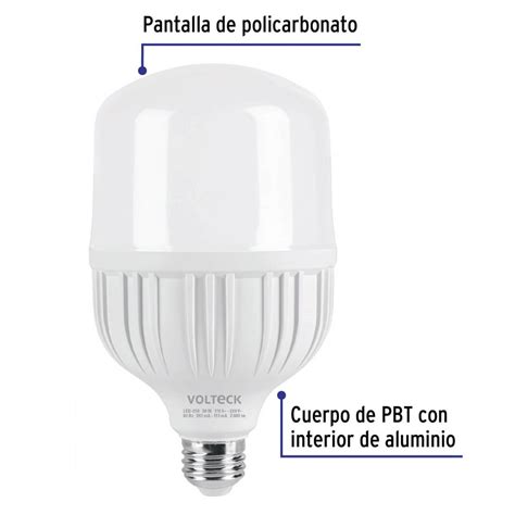 Lámpara de LED alta potencia W luz de día Seir Guatemala