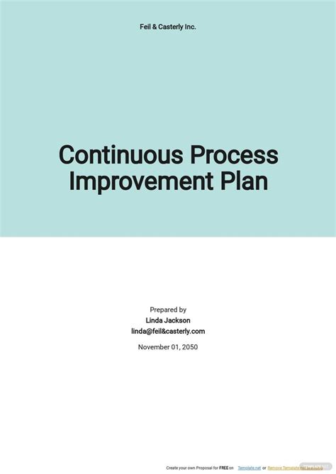 Recruitment Process Improvement Plan Template Google Docs Word