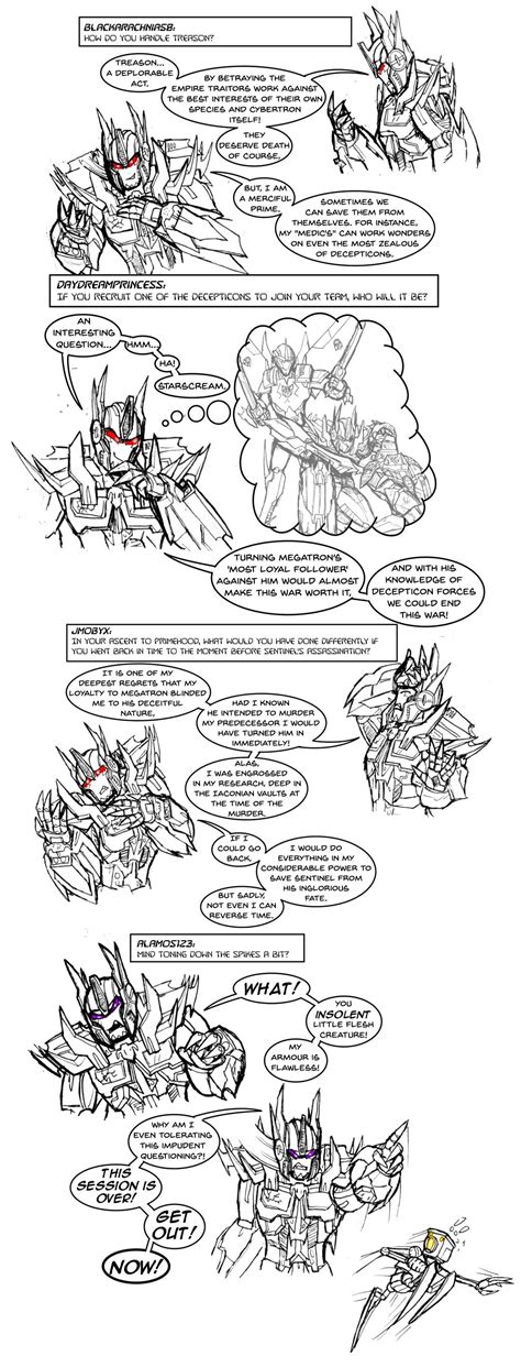Ask Optimus Prime Sg Part 2 By Soundbluster On Deviantart