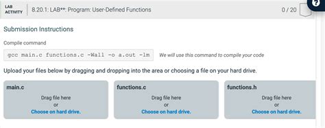 Solved Lab Program User Defined Functions In This Chegg