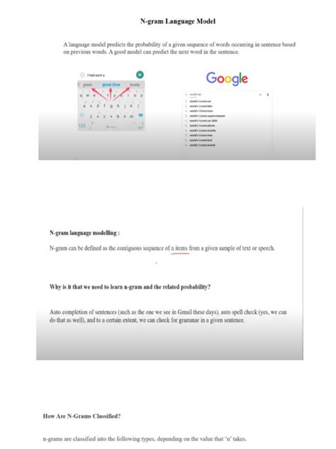 N Gram Modelling Pdf