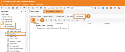 Upload And Link Attachments Paradigm Software And Hosting