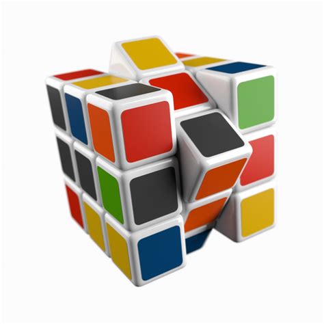 Rubiks Cube Animate 3d Model Turbosquid 1339698