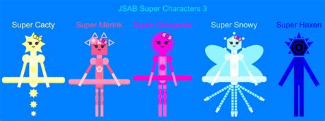 Jsab Super Characters 3 By Jordanli04 On Deviantart