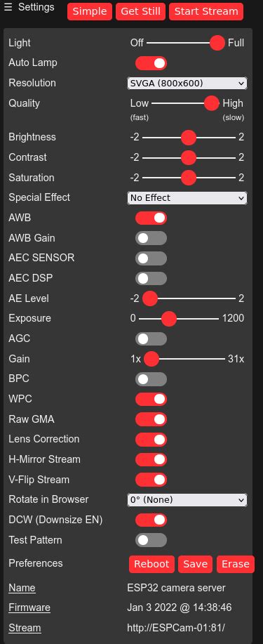 Shifted Pixel Rows And Columns Issue Easytarget Esp Cam