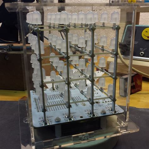 4 X 4 X 4 RGB LED Cube Rainbowduino Hackaday Io