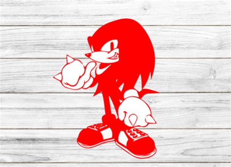 Knuckles Sonic SVG Free Knuckles Sonic SVG Download Svg Art