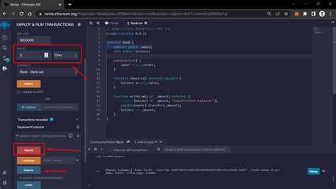 how to deploy a bank smart contract using solidity shardeum