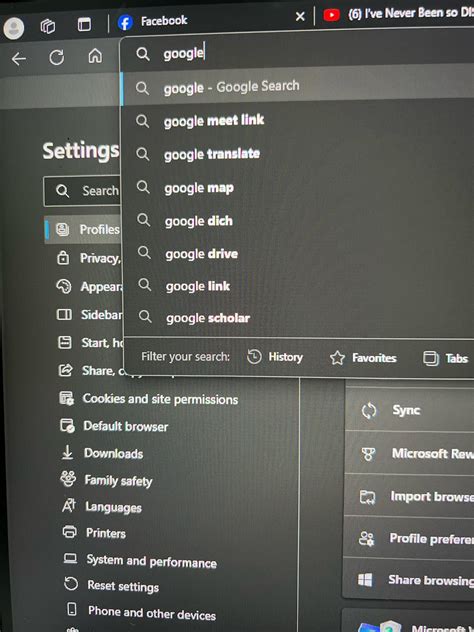 web suggestions not working r microsoftedge