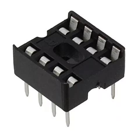 Base Socket Para Circuito Integrado 8 Pines 10 Piezas Meses Sin