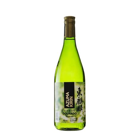 Sake Azuma Kirin Dourado Seco 740 Ml Nunes Bebidas