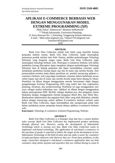 PDF APLIKASI E COMMERCE BERBASIS WEB DENGAN MENGGUNAKAN DOKUMEN TIPS