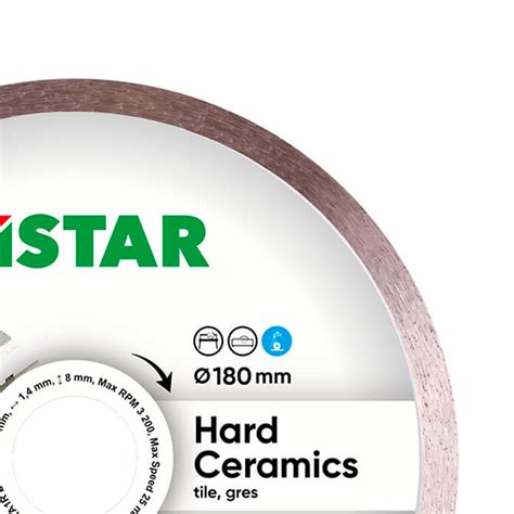 Круг алмазный отрезной 1A1R 180 Hard ceramics