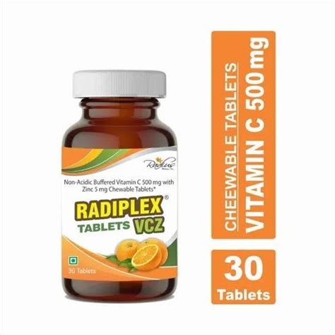 Vitamin C Tablet Radiplex Non Acidic Buffered Vitamin C Chewable Tablets Trader Wholesaler