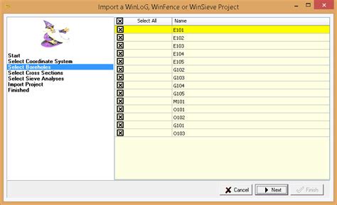 Chapter 3 Projects Importing Data Importing Individual Projects
