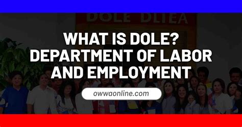 What Is DOLE Department Of Labor And Employment Philippines OWWA Online