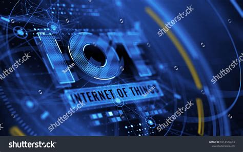 Iot 사물의 인터넷 개념입니다 추상 스톡 일러스트 1814324663 Shutterstock