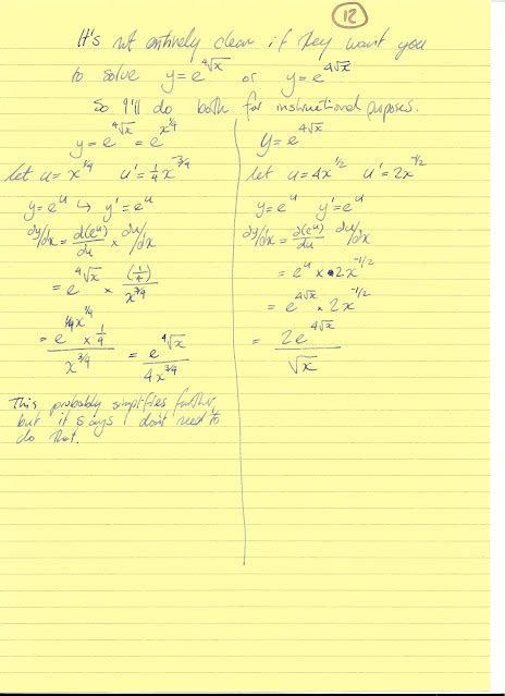 CaptainCalculus NCEA 3 Calculus Differentiation Exam 2022 How I D Answer