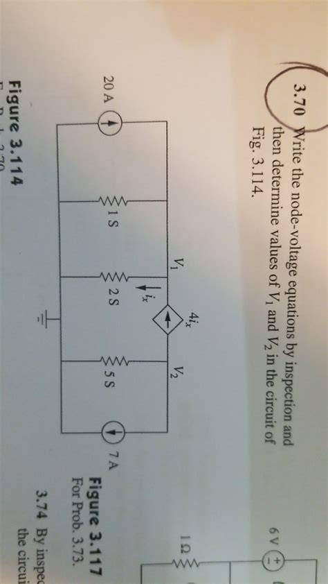 Solved Nodal And Mesh Analyses By Inspection Section Chegg