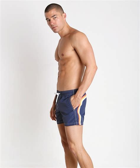 Sundek 14 Elastic Waistband Trunk Navy 19 M504bdta100 406 Free