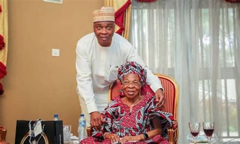 Just In Former Senate President Bukola Saraki Loses Mother Photo