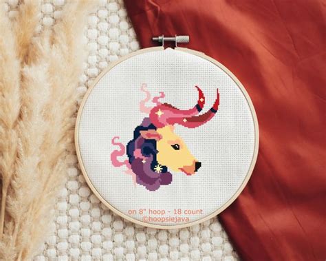 Taurus Cross Stitch Pattern