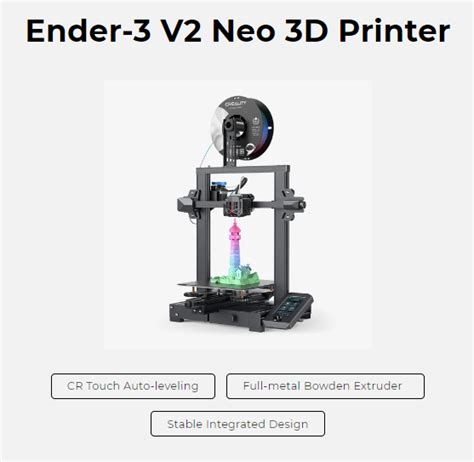 Creality Ender 3 V2 Neo Mr Filament