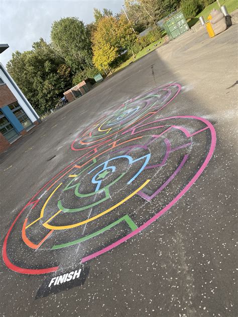 Mazes Playground Marking Gallery Uniplay Playground Markings