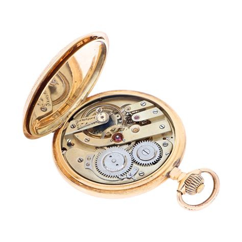 Orologio Da Tasca In Oro Giallo Antiquariato Su Anticoantico