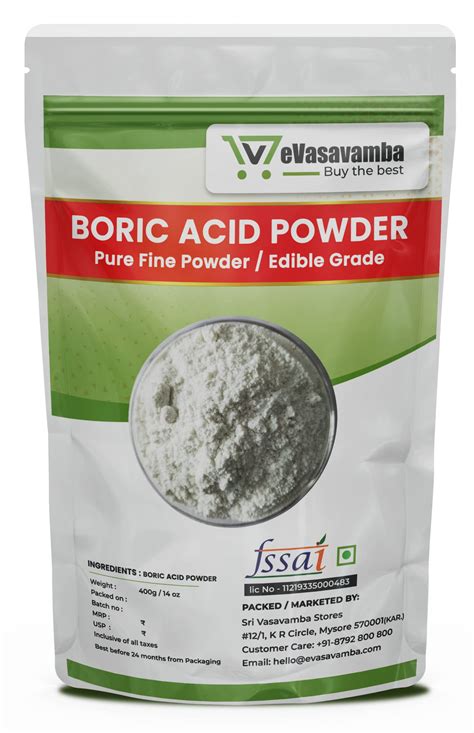 Buy Svs Boric Powder 100 Pure A Grade Multi Purpose