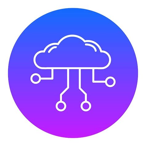 Premium Vector Cloud Computing Icon