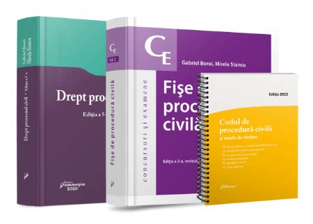 Pachetul Complet De Procedura Civila 2023 Editura Hamangiu