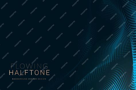 Free Vector Futuristic Halftone Background