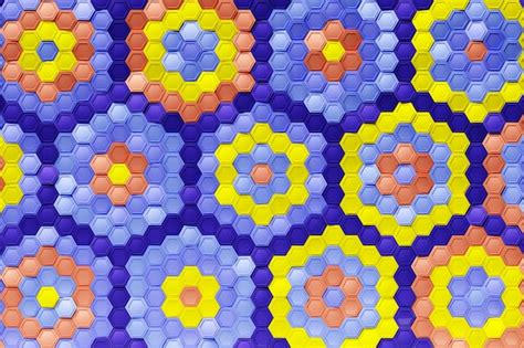 Premium Photo 3d Illustration Honeycomb Mosaic Realistic Texture Of Geometric Grid Cells