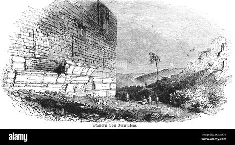 Old City Walls Jerusalem Cut Out Stock Images Pictures Alamy