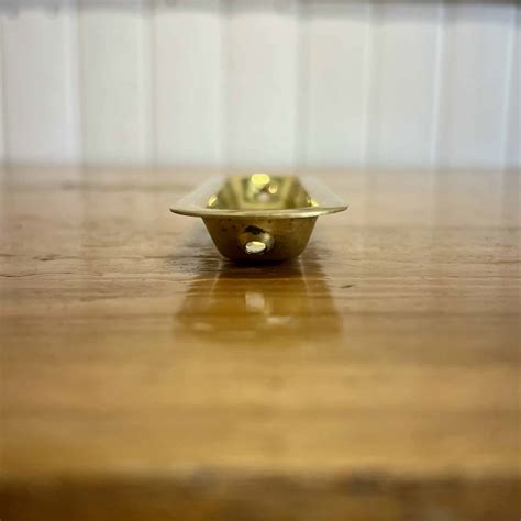 Brass Flush Pull Historic House Salvage