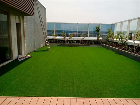 Naturalartificial Grass And Turf Terrace Garden India
