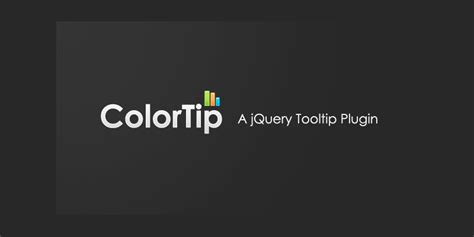 Colortip Minimal Jquery Tooltip Plugin Bypeople